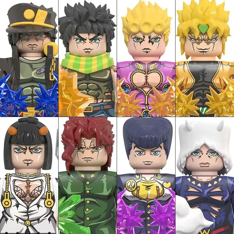 JoJo's Bizarre Adventure Minifigures Set Lego Compatible Anime Block ...