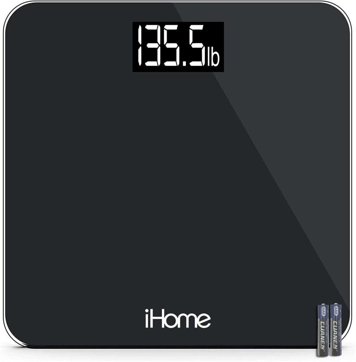 Digital Step on Bathroom Scale-Ihome High Precision Body Weight Scale ...