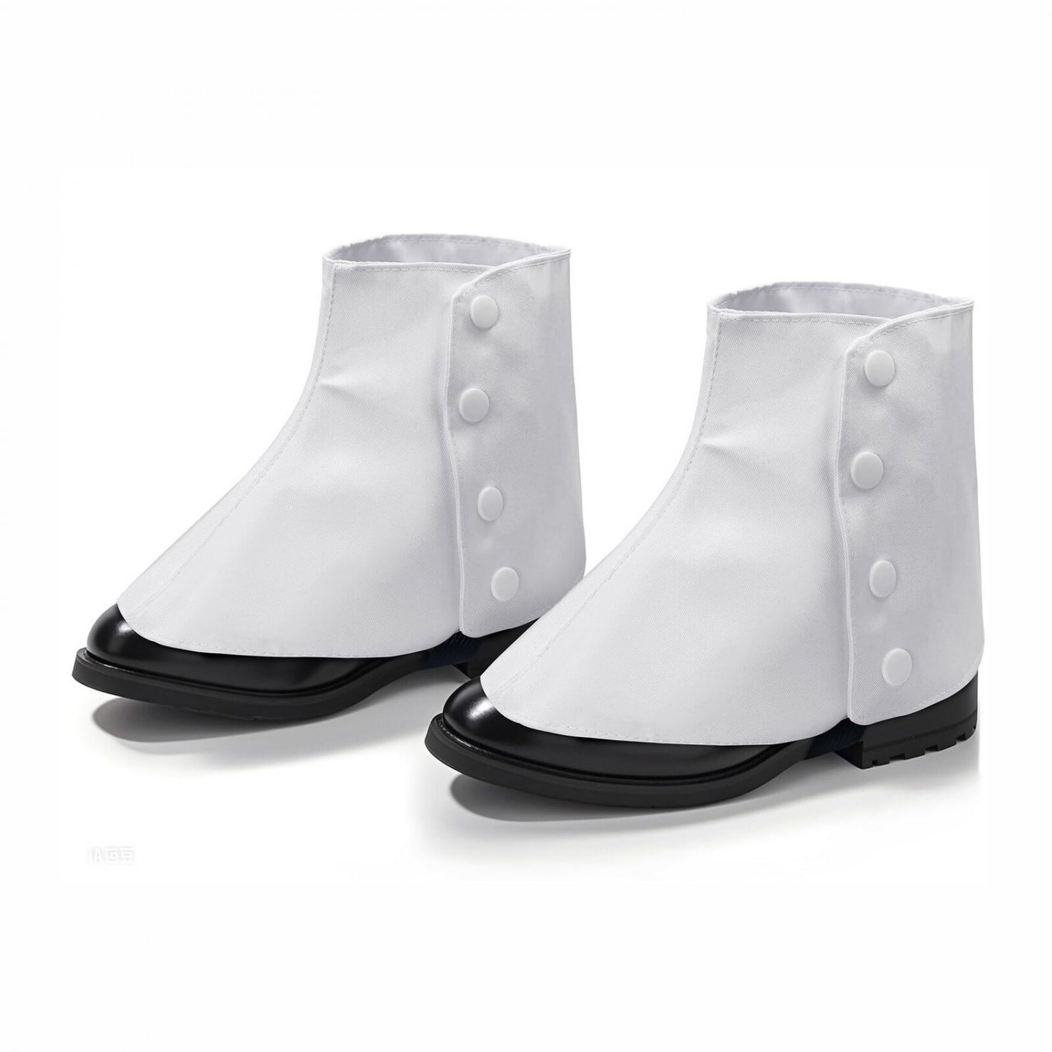 MCJC Gangster Spats for Men, Roaring 20s White Shoe Covers, 1920s ...