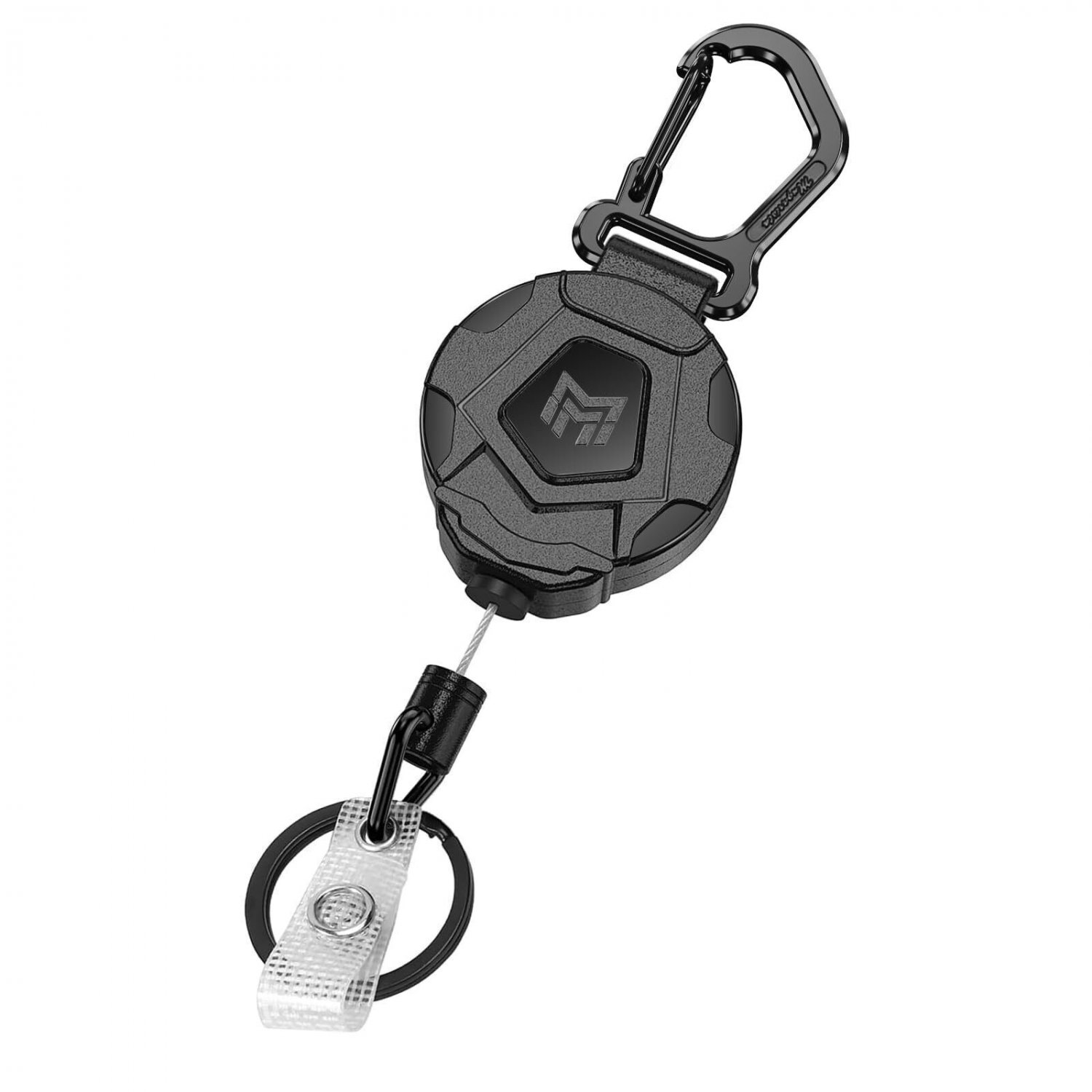 MNGARISTA Retractable Keychain, Heavy Duty Carabiner Badge Holder ...