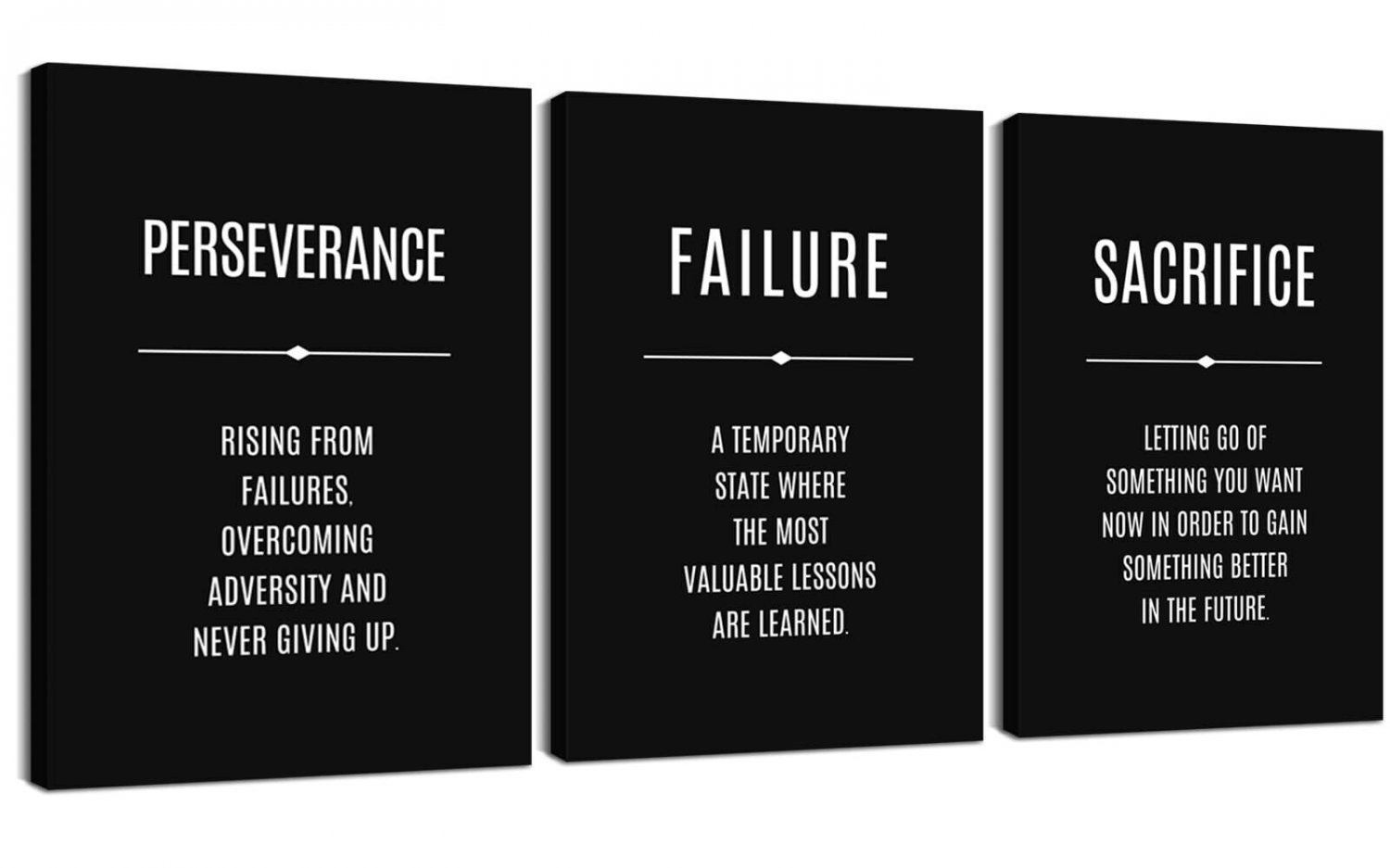 YOUHONG 3 Piece Motivational Wall Decor Inspirational Wall Decor ...