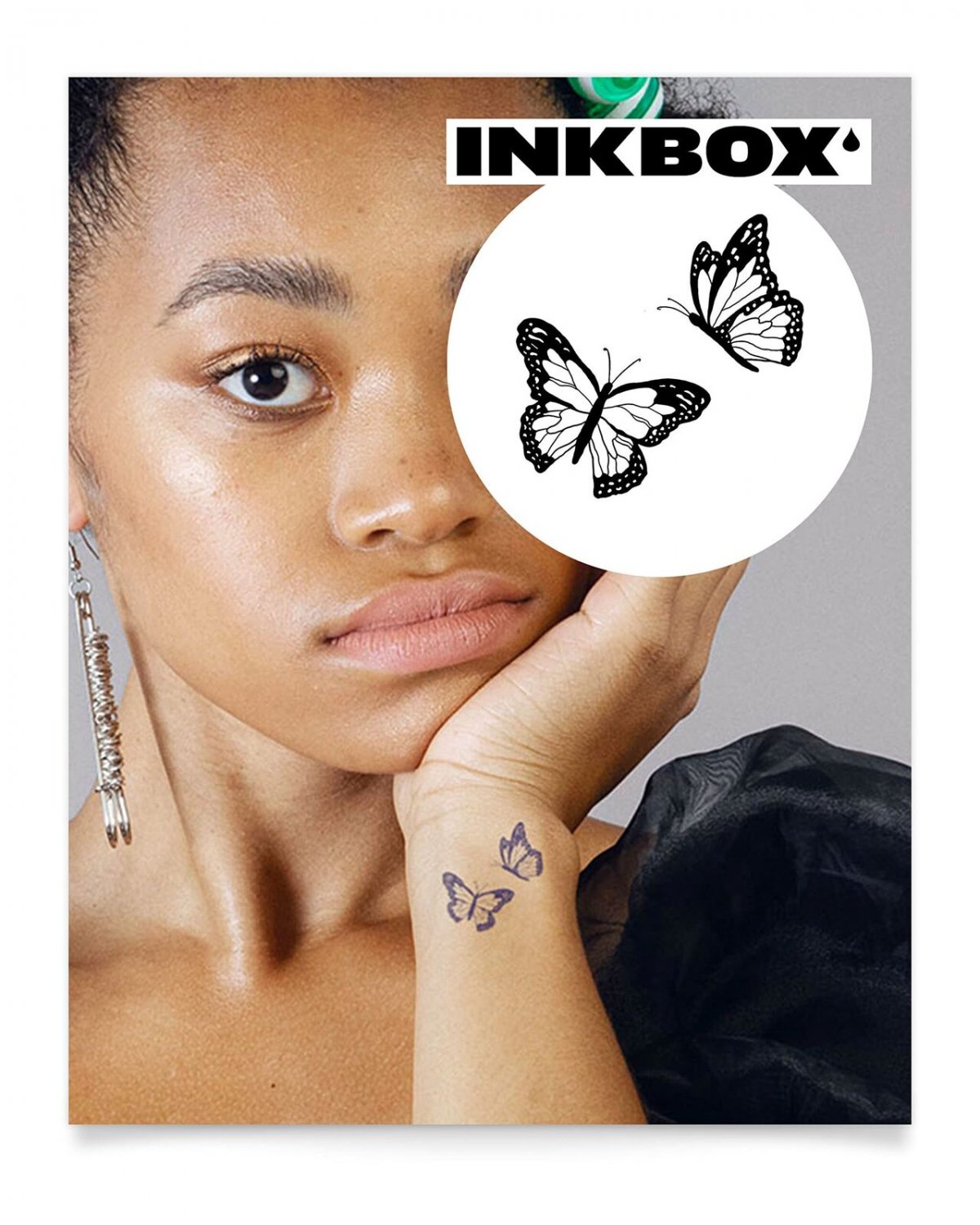 Inkbox Temporary Tattoos, Semi-Permanent Tattoo, One Premium Easy Long ...