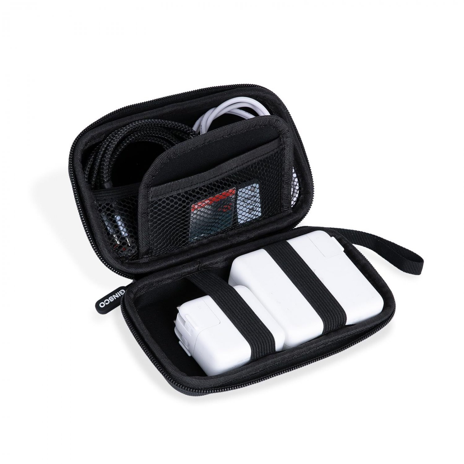 Hard Shell Laptop Charger Cables Case, Hard Travel Case Electronic ...