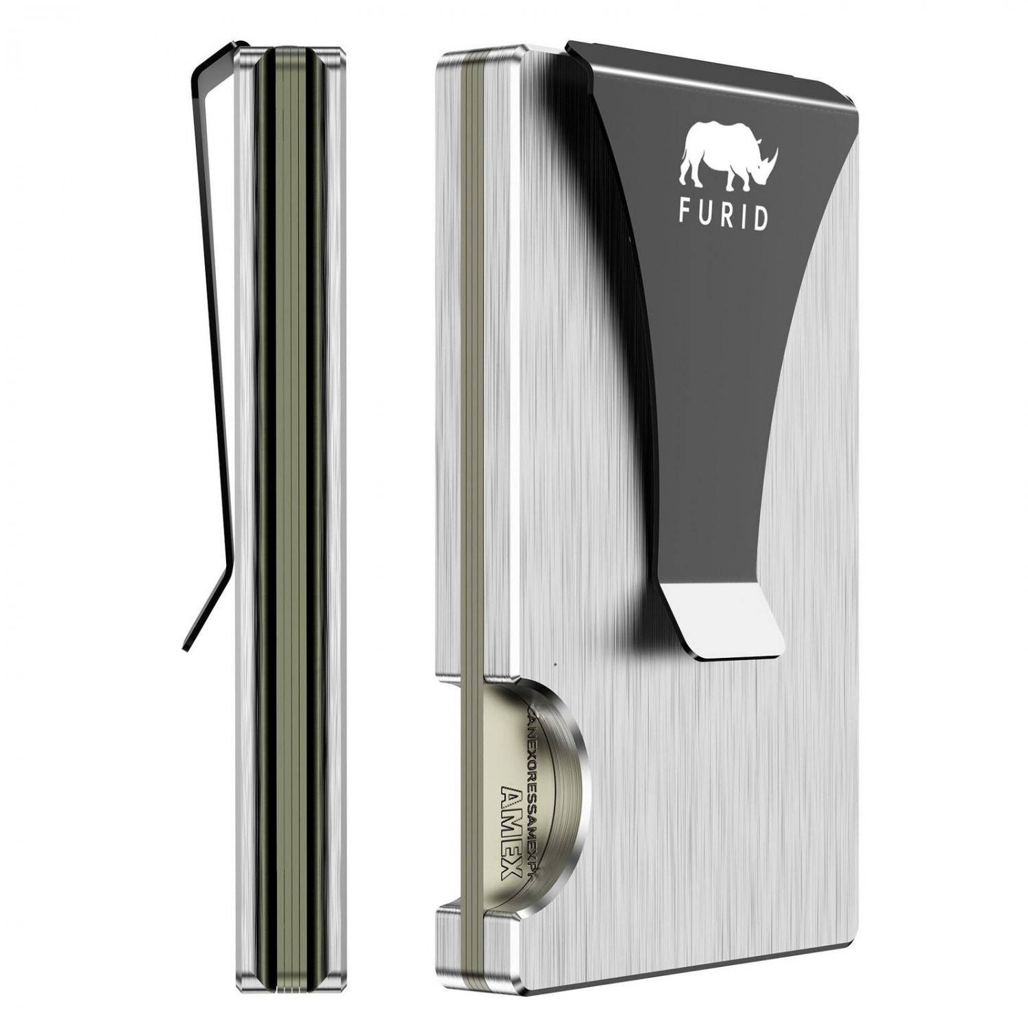 furid Card Wallet for Men Slim: Mens Wallet with Money Clip ...
