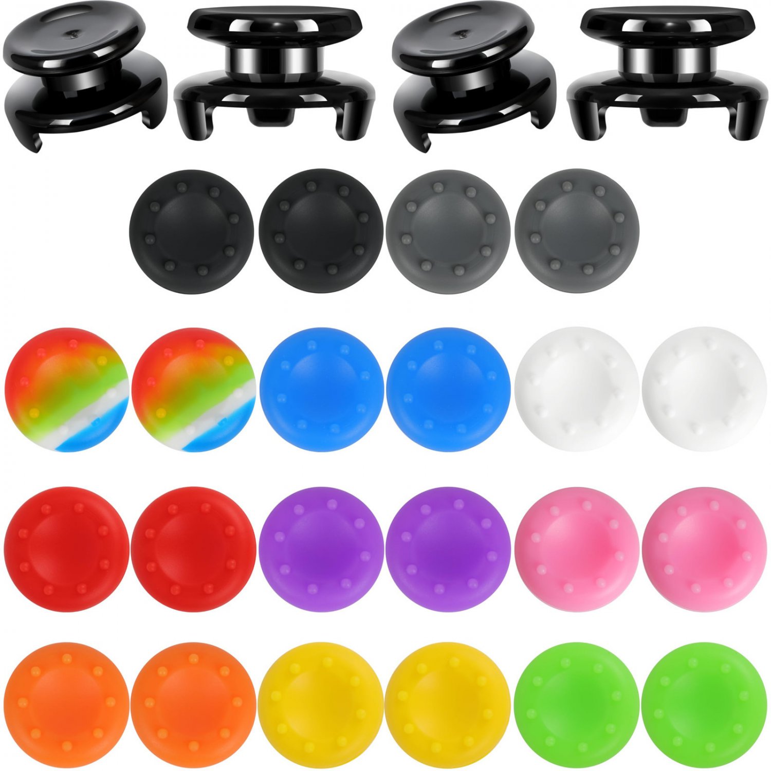 PS5 Controller Accessories for PS4 Controller Grips Thumbstick Grips ...