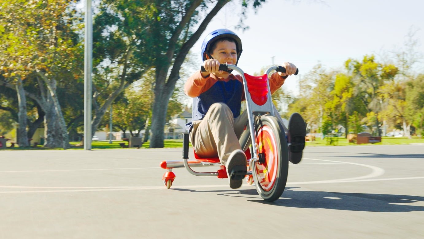 Razor FlashRider 360 Tricycle with Sparks, 16" Front Wheel, Welded ...