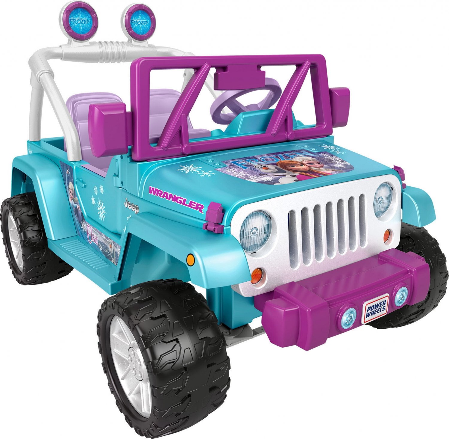 Power Wheels Disney Frozen Jeep Wrangler 12-V Ride On