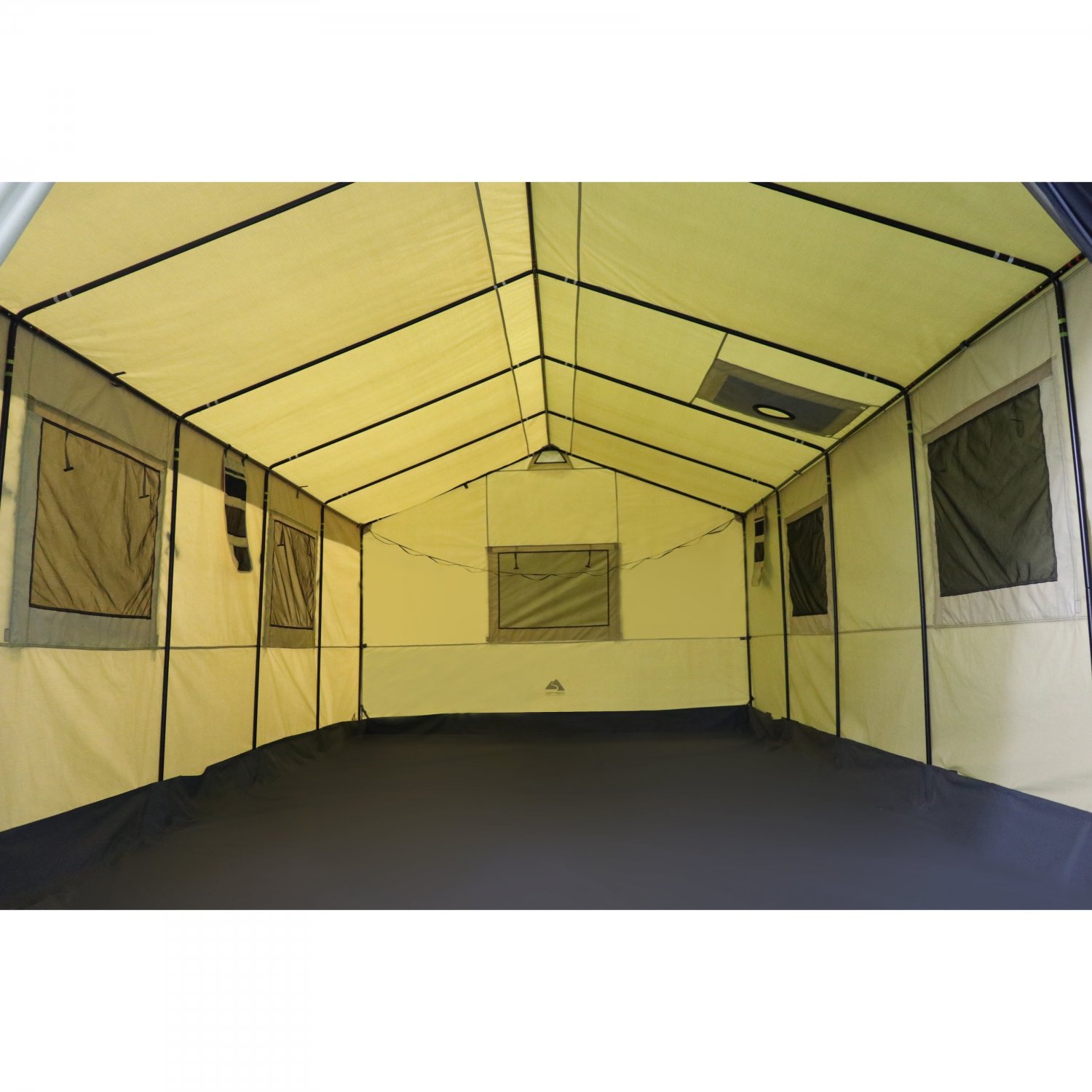 Ozark Trail 10-Person 20x10 Outdoor Wall Tent with Stove Jack, 1 Room