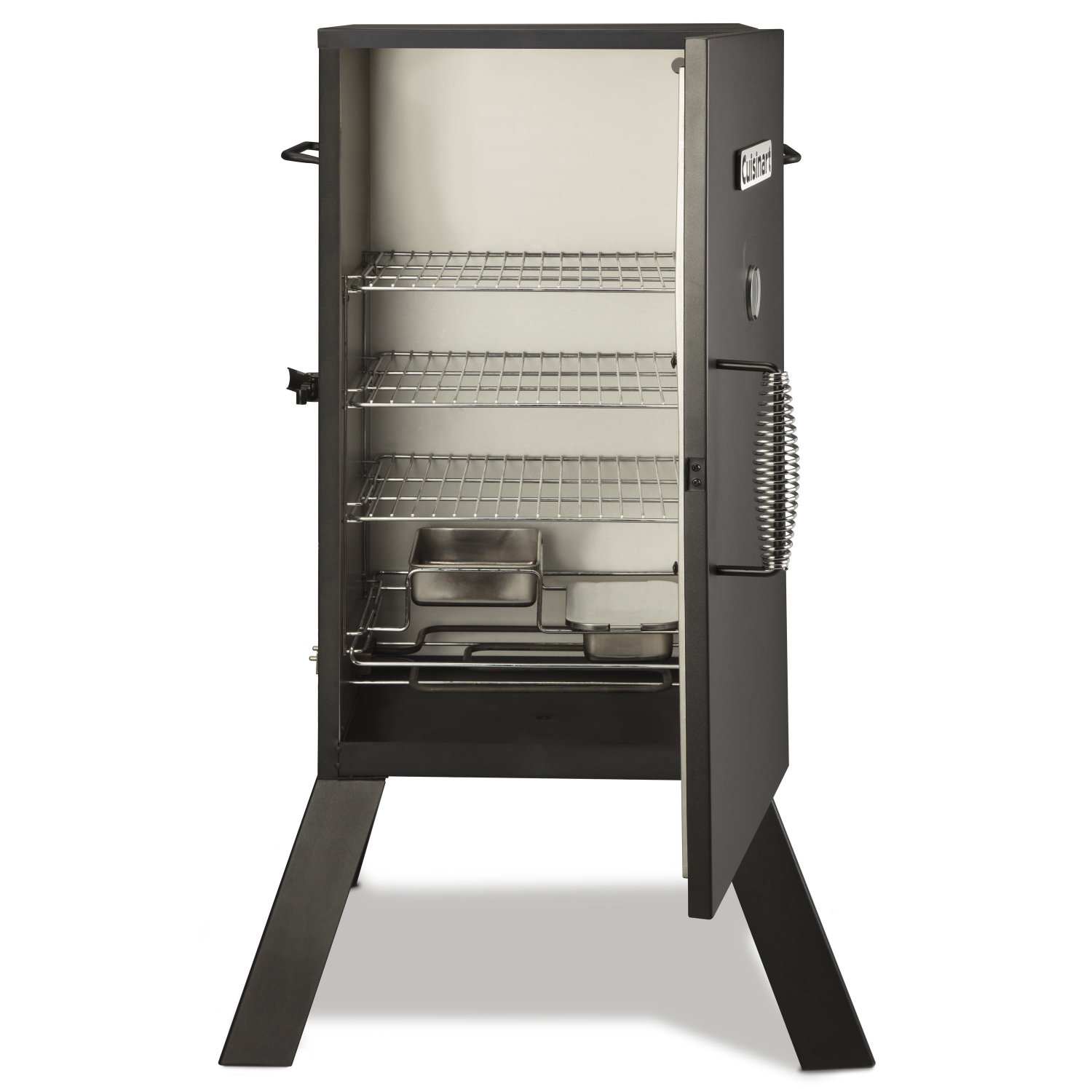 Cuisinart COS-330 Vertical Electric Smoker, 3 Removable Smoking Shelves ...
