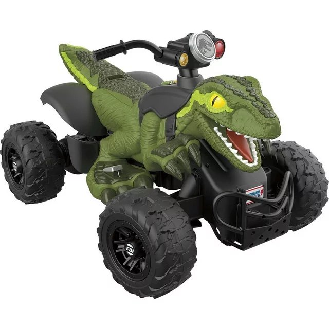 Power Wheels Jurassic World Dino Racer, Ride On ATV