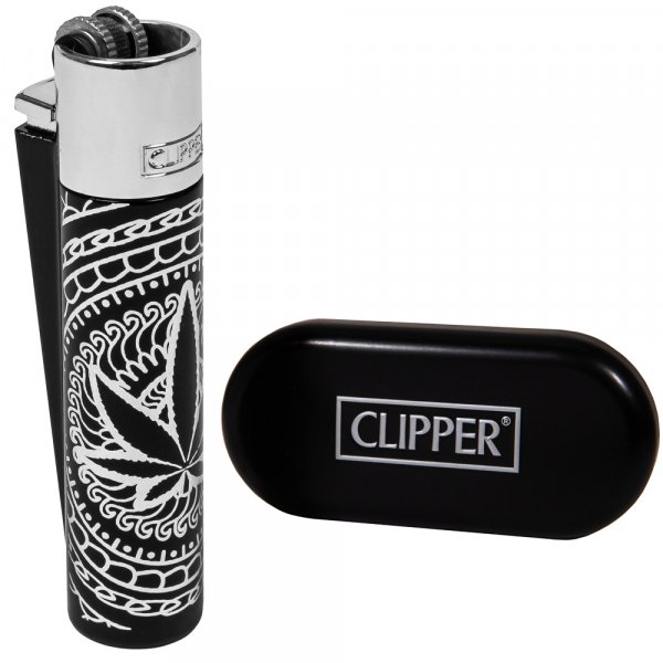 1 x Full Size Refillable Metal Clipper ICY With Gift Box!