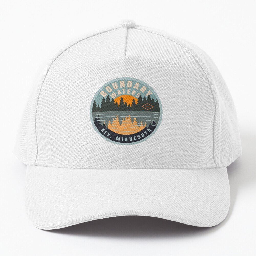 Boundary Waters Canoe Area Ely Minnesota Baseball Cap Casquette Rave Golf