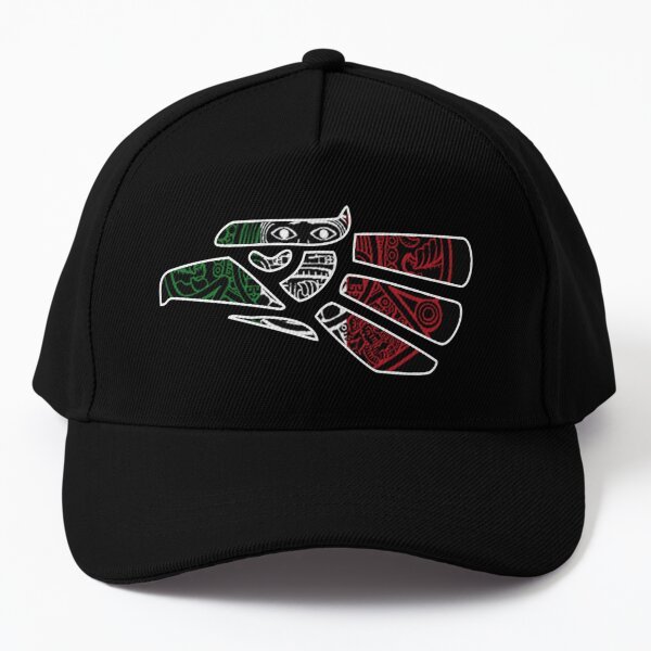 Hecho En Mexico Aztec Calendar Mexican E Baseball Cap Hat Black Czapka ...