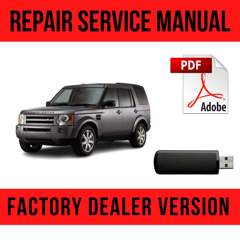 Land Rover Discovery 3 LR3 2004-2009 Factory Repair Manual