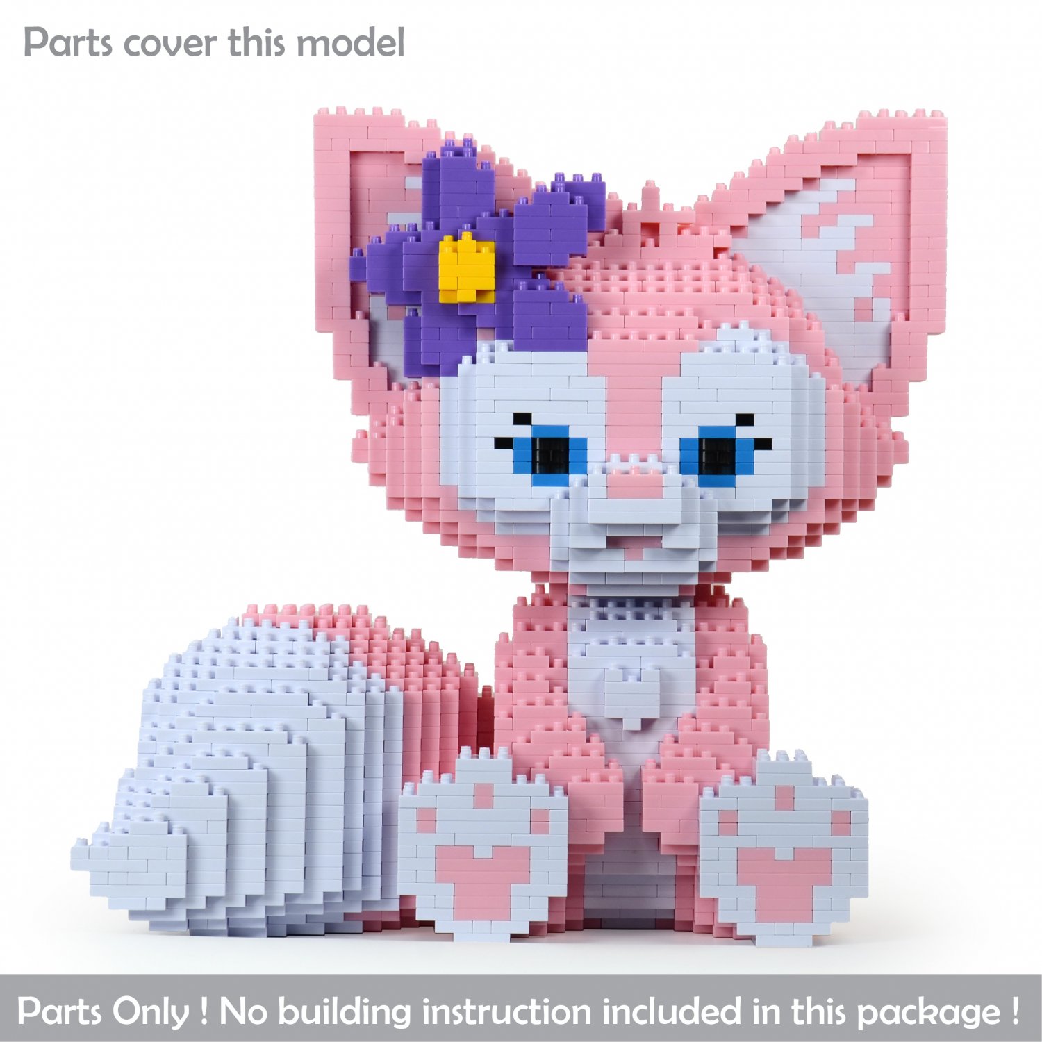 Linabell Brick Sculpture (JEKCA Lego Brick) DIY Kit