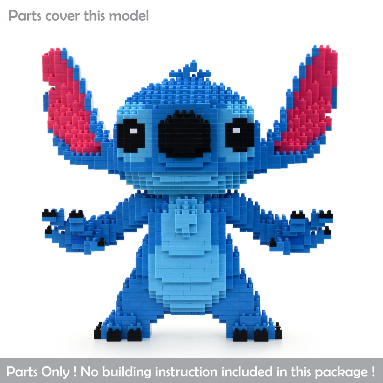 Stitch (Lilo & Stitch) Brick Sculpture (JEKCA Lego Brick) DIY Kit