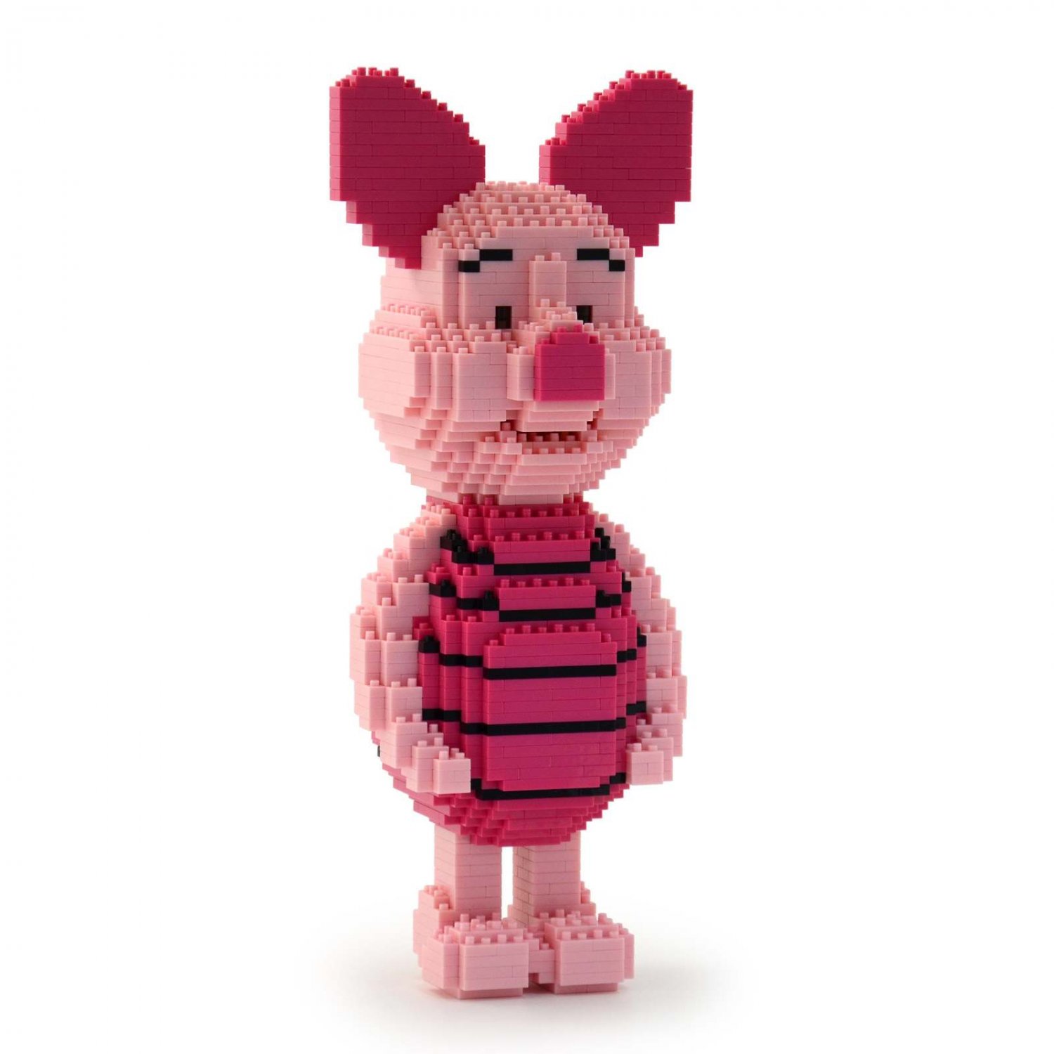 Piglet (Winnie the Pooh) Brick Sculpture (JEKCA Lego Brick) DIY Kit