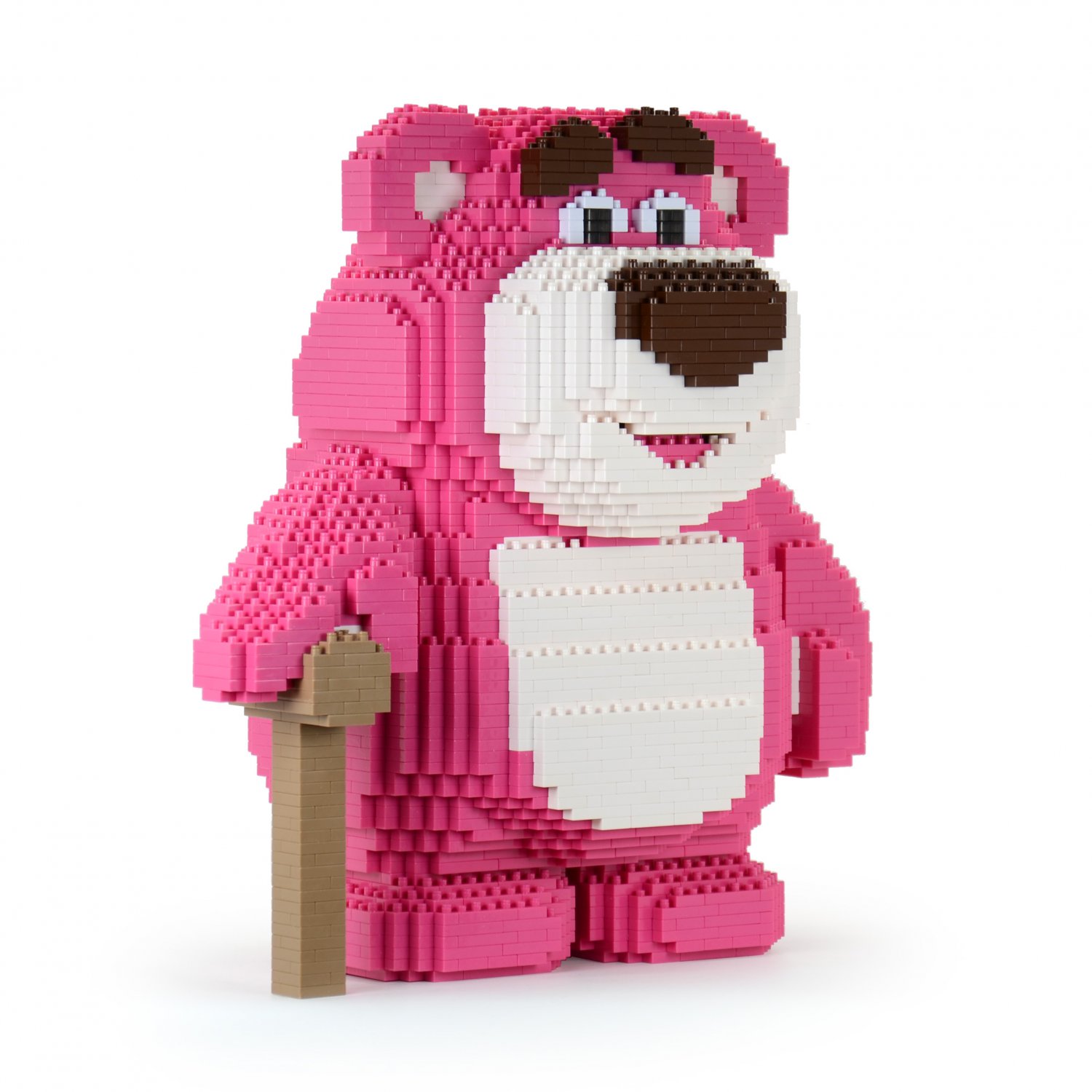 Lotso (Toy Story) Brick Sculpture (JEKCA Lego Brick) DIY Kit