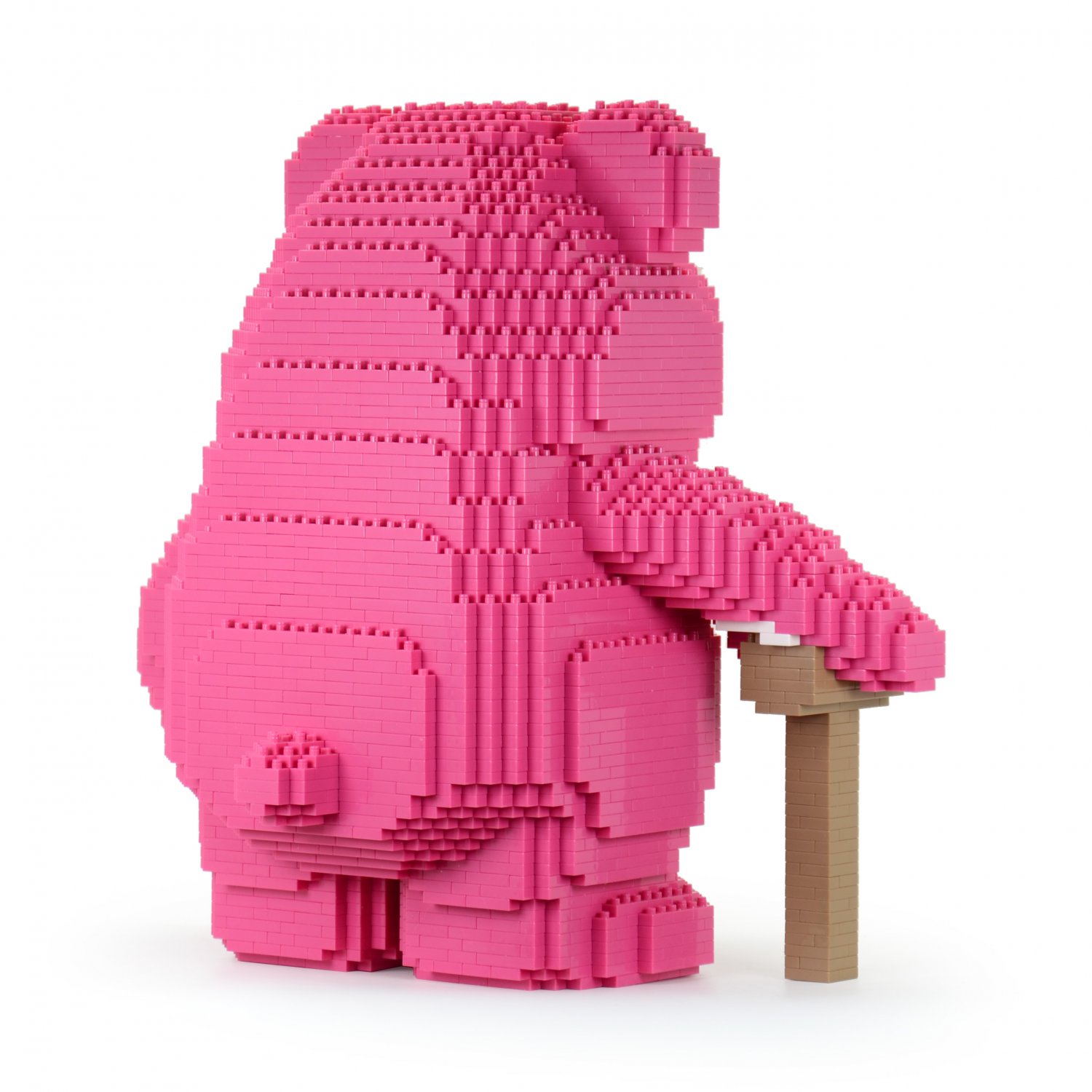 Lotso (Toy Story) Brick Sculpture (JEKCA Lego Brick) DIY Kit