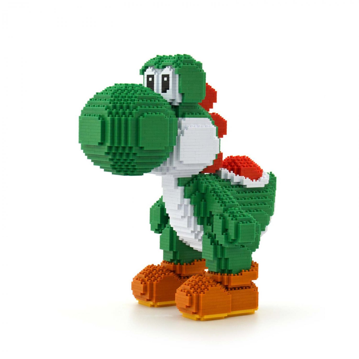 Yoshi (Super Mario) Brick Sculpture (JEKCA Lego Brick) DIY Kit
