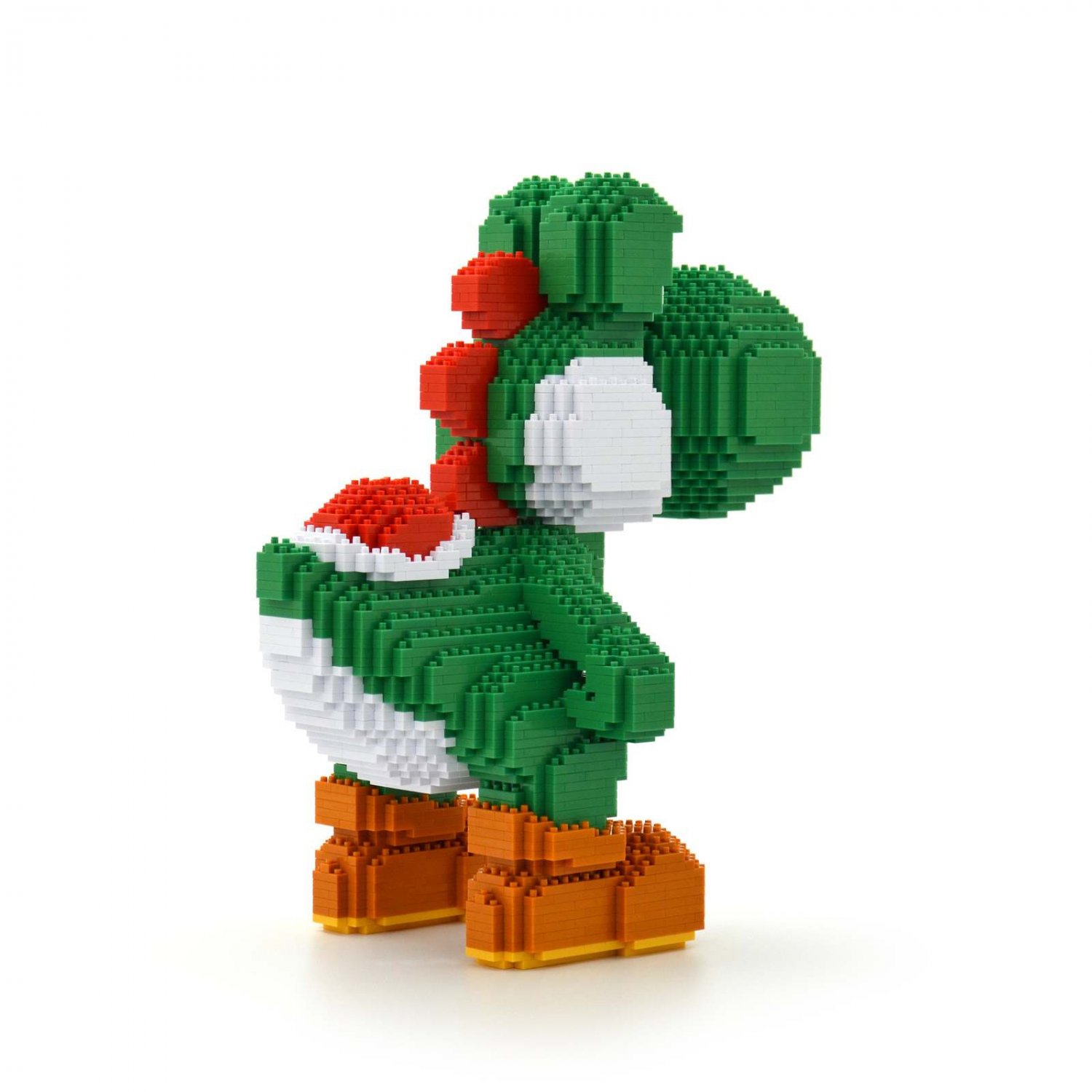 Yoshi (Super Mario) Brick Sculpture (JEKCA Lego Brick) DIY Kit
