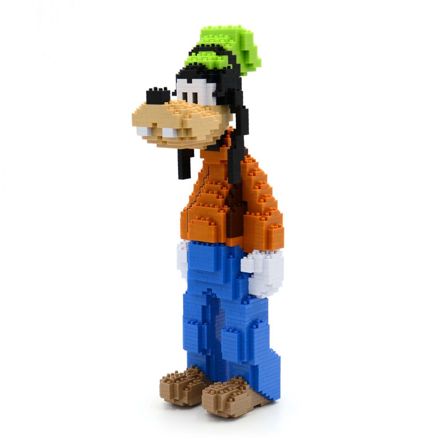 Goofy (Disney Classic) Brick Sculpture (JEKCA Lego Brick) DIY Kit
