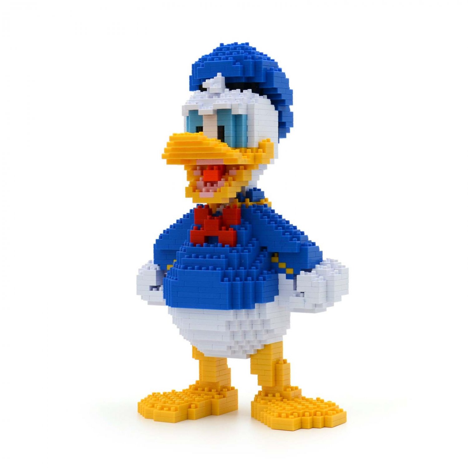 Donald Duck (Disney Classic) Brick Sculpture (JEKCA Lego Brick) DIY Kit