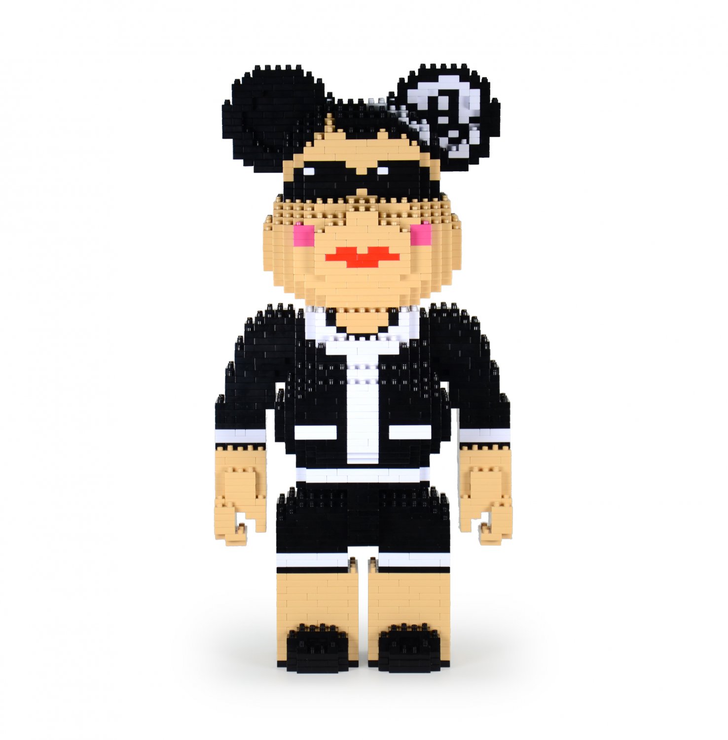 Coco Chanel Bearbrick Brick Sculpture (JEKCA Lego Brick) DIY Kit