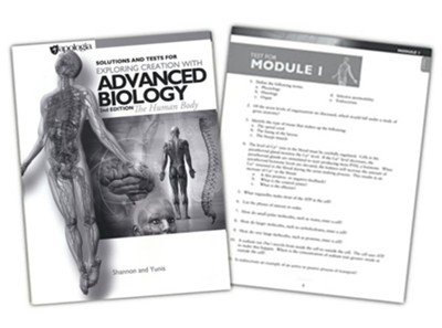 Apologia Advanced Biology-solutions and tests manual