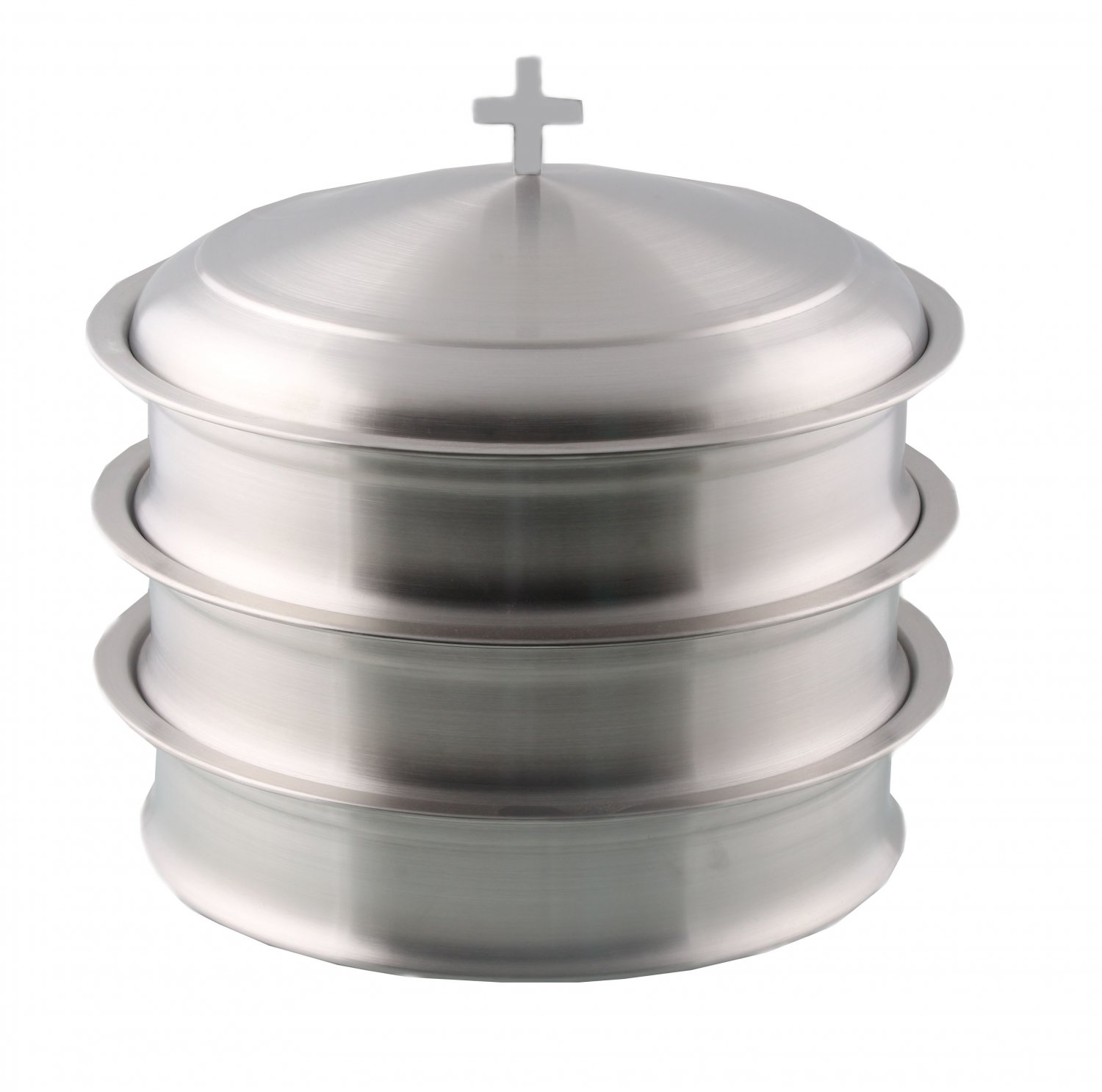 Communion Ware 3 Holy Wine Serving Trays with A Cover - Stainless Steel ...
