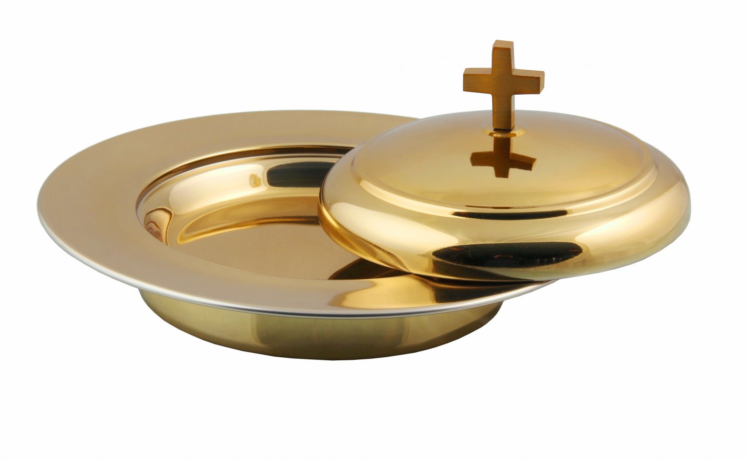 Communion Ware Holy Stacking Bread Plate With A Lid - Stainless Steel ...