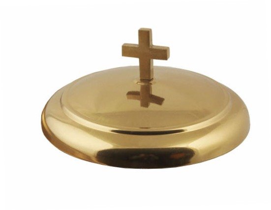 Communion Ware Holy Stacking Bread Plate With A Lid - Stainless Steel ...