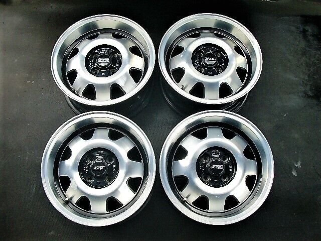 JDM ATS 15 inch 7.0J 4 holes PCD100 + 284 pieces set No Tires