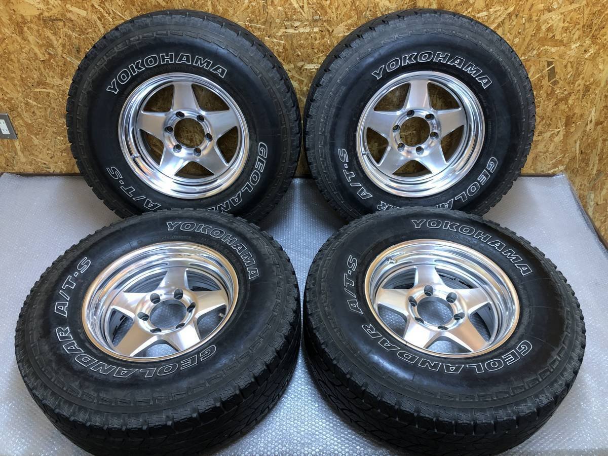 JDM WEDS Weds mud stain S01 16inch 8J aluminum wheels 139.7 Rankle Saf ...