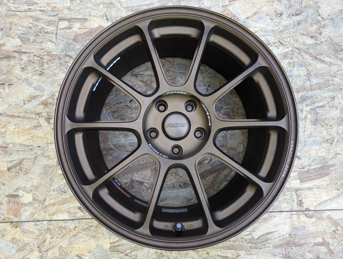 JDM RAYS ZE40 Rays Volk racing bronze 18 inch 9J +25 aluminum wheel VO ...