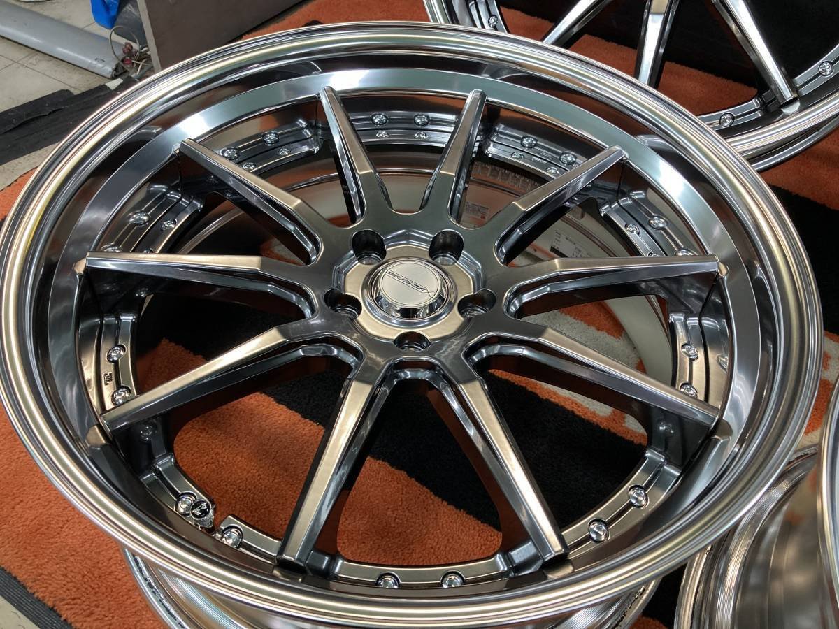 JDM Weds Maverick 1410S 21 inch 9.5J + 17 step rim 30 series Alphard/V ...