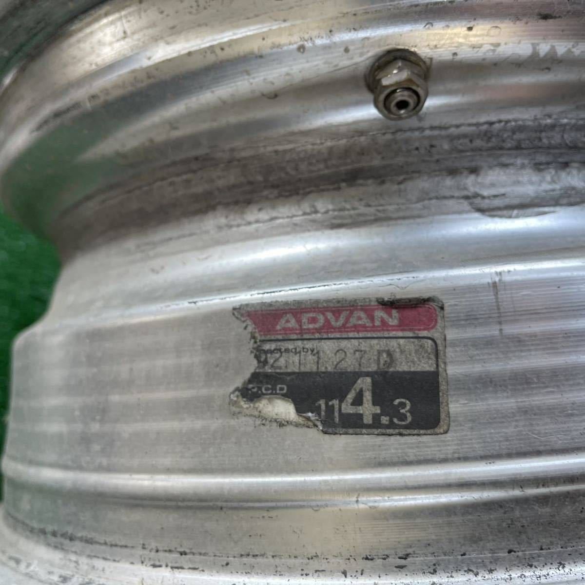 JDM Rare ADVAN Advan Racing A3A red 14 inch 6J OFF+6 PCD114.3 4H wheels ...