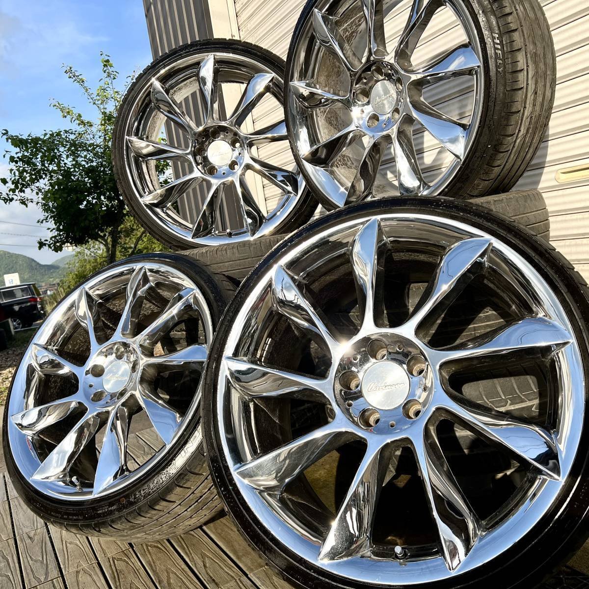 JDM Benz audi Daikyo 8FIN Chrome 9J+38 10J+38 PCD112S/CLS/E/SL Class A ...