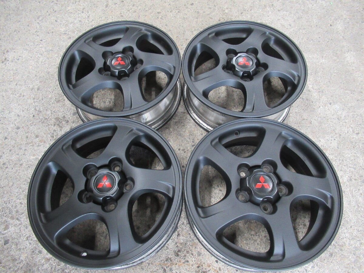 JDM PAJERO MINI MITSUBISHI genuine custom wheel red three diamond mu No ...