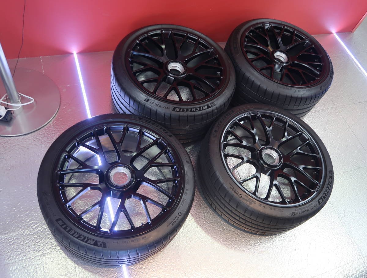 JDM Porsche 991 Turbo S 4GTS Genuine 20 Inch Spider Wheel Front 8.5J R ...