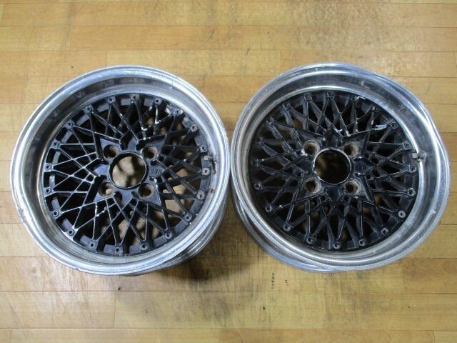 JDM SSR Formula mesh 3 piece wheel 2wheels 4H114.3 15 inch 6.5J+17 AE86 ...