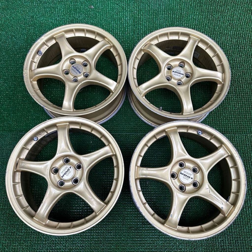 JDM Rare YOKOHAMA ADVAN Racing RC Yokohama Advan Racing RC 17 inch 7J +48 100 5H