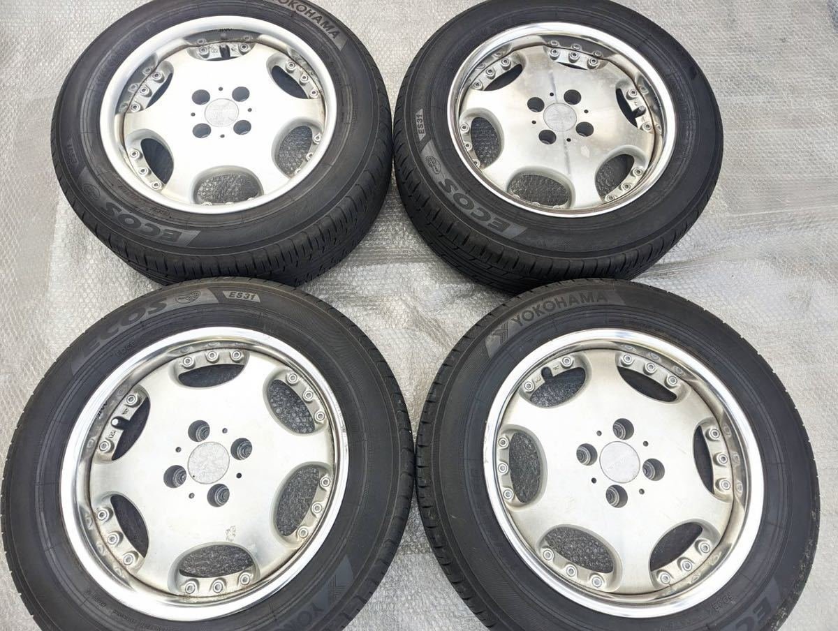 JDM Rare Sharen 15 inch wheel AME SHALLEN 6.5J +38 PCD100 4 holes No Tires