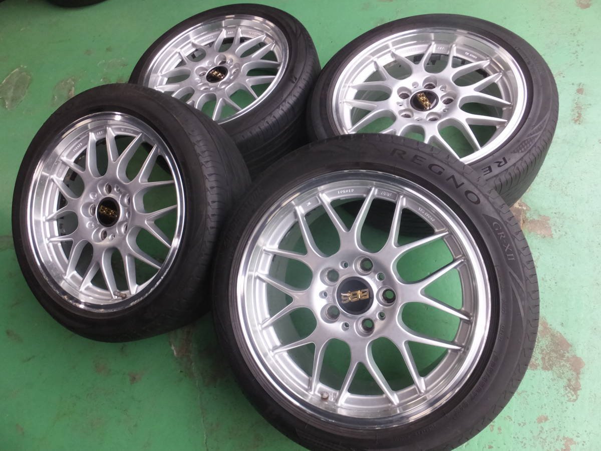 JDM BBS RG719 mesh 8J+40 Tire width 225 mm aspect ratio 45% rim diamet ...