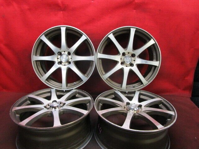 JDM Wheel 4wheels SUPER LIGHT JP WHEEL 177J 4 hole 100 +45 Aqua Demio ...