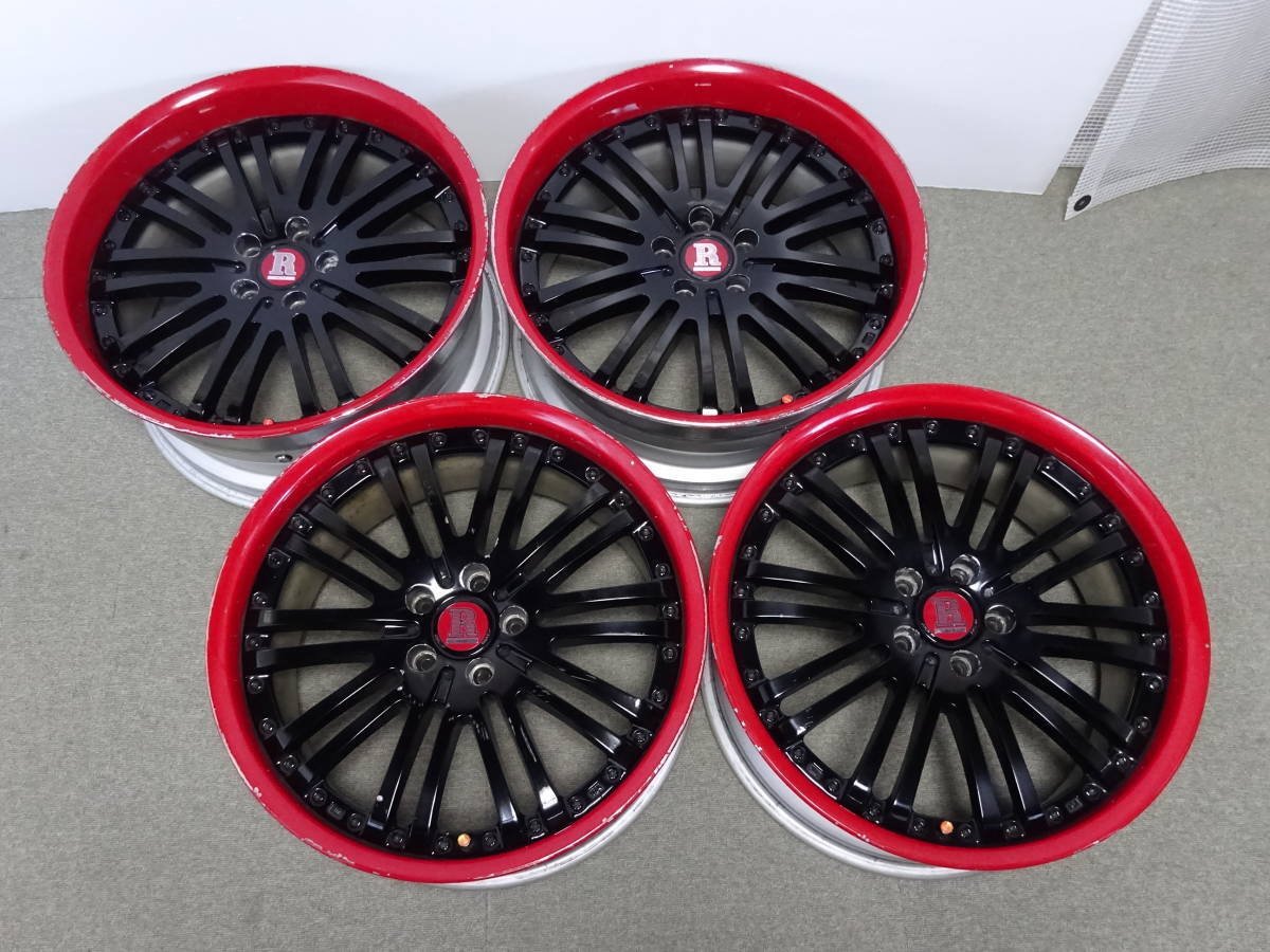 JDM used aluminum wheel WORK REZAX 20 inch 9.5J +25 9J +44 5 hole 114 ...