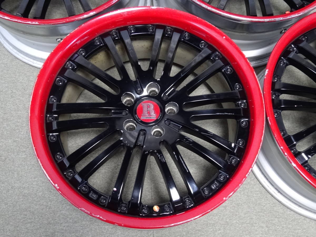 JDM used aluminum wheel WORK REZAX 20 inch 9.5J +25 9J +44 5 hole 114 ...