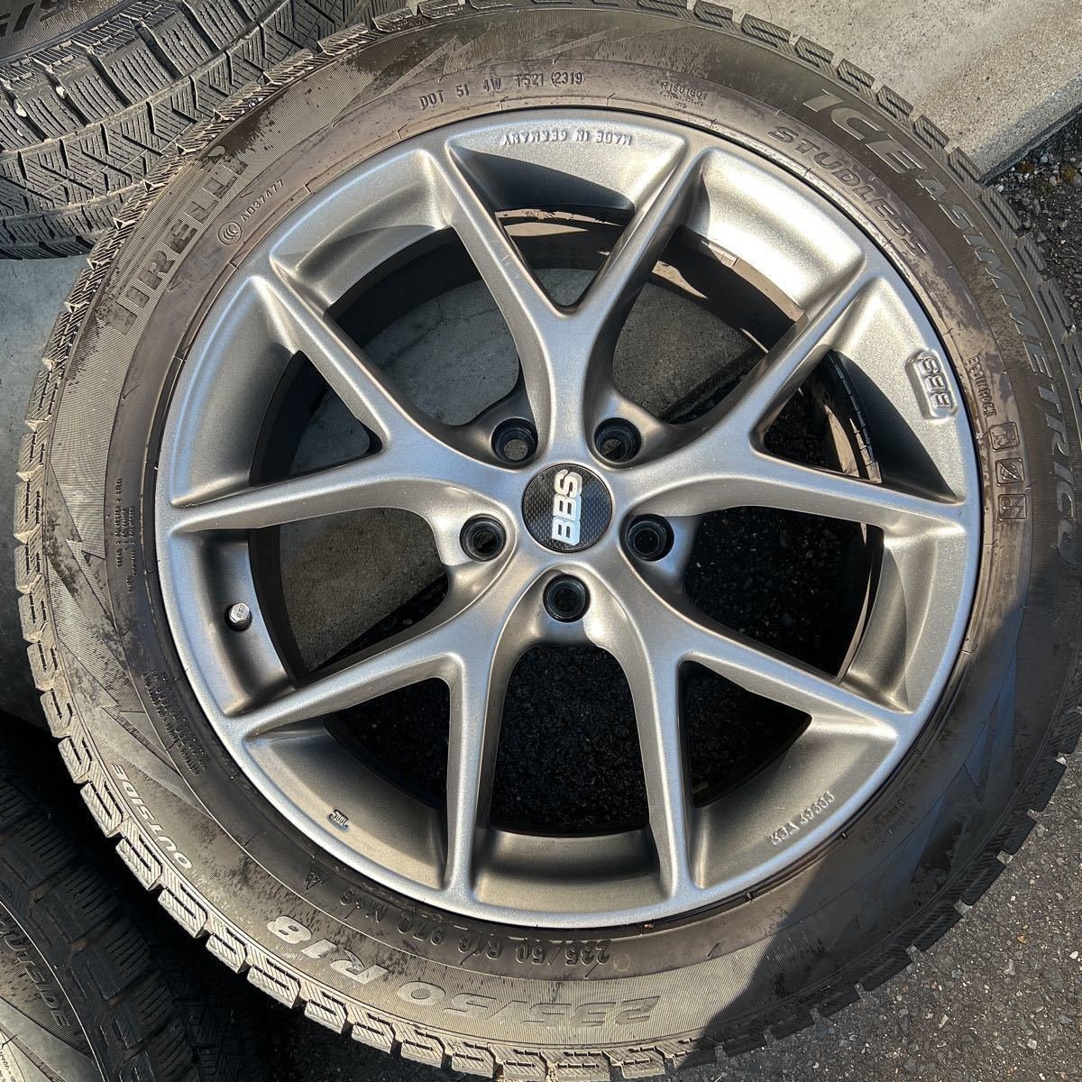 JDM BBS SR Germany made Tire width 235 mm aspect ratio 50% rim diamet ...