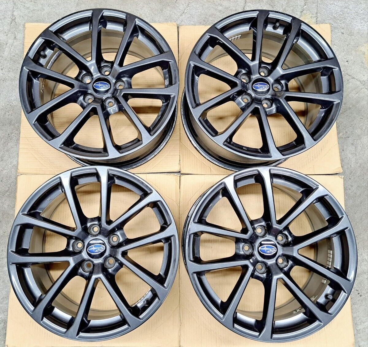 JDM Subaru WRX S4 2.0GTS original 18inch 8.5J wheel 4wheels set Levorg ...