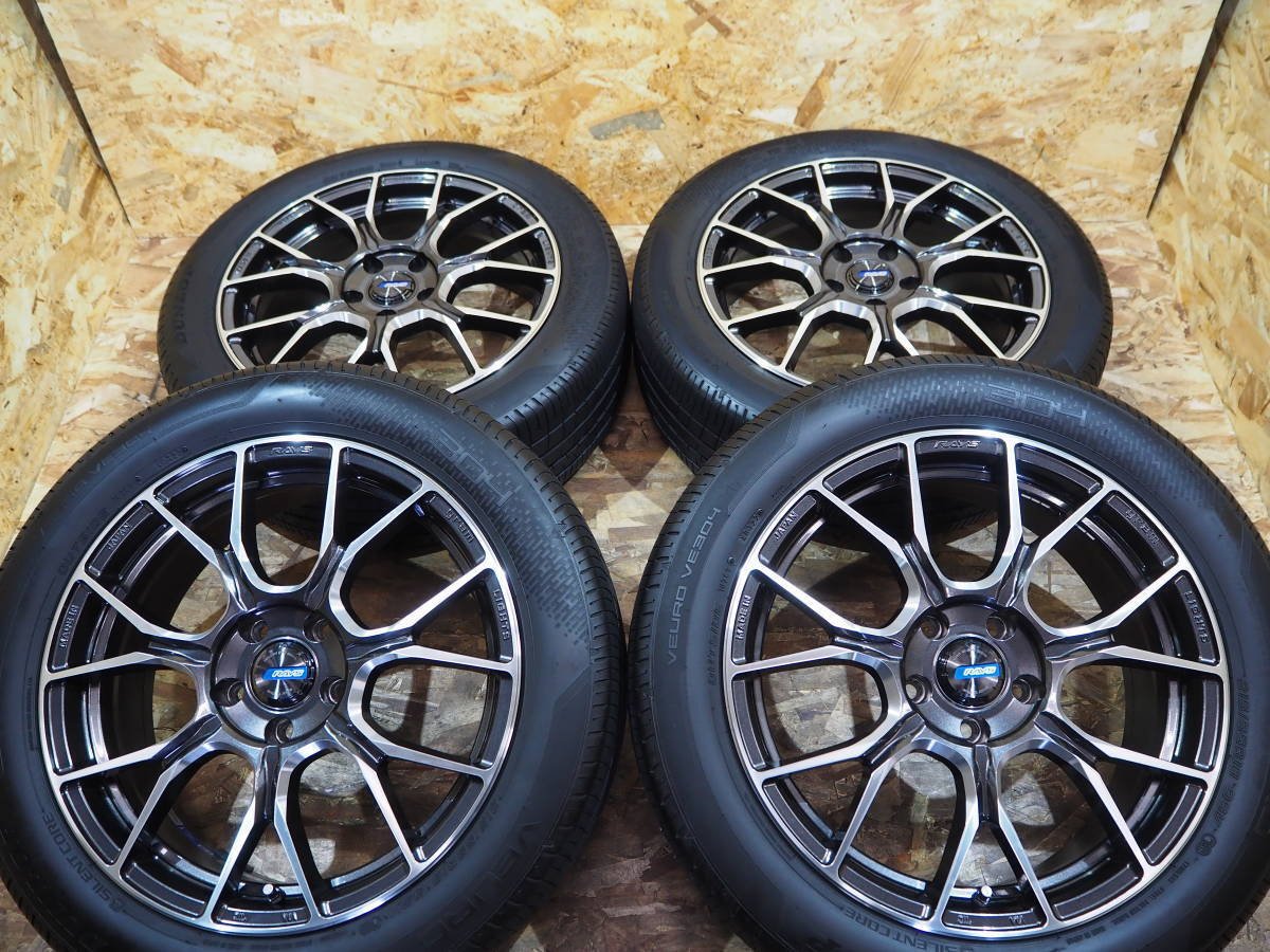 JDM Rays Gram Lights GLTire width 215 mm aspect ratio 55% rim diameter ...